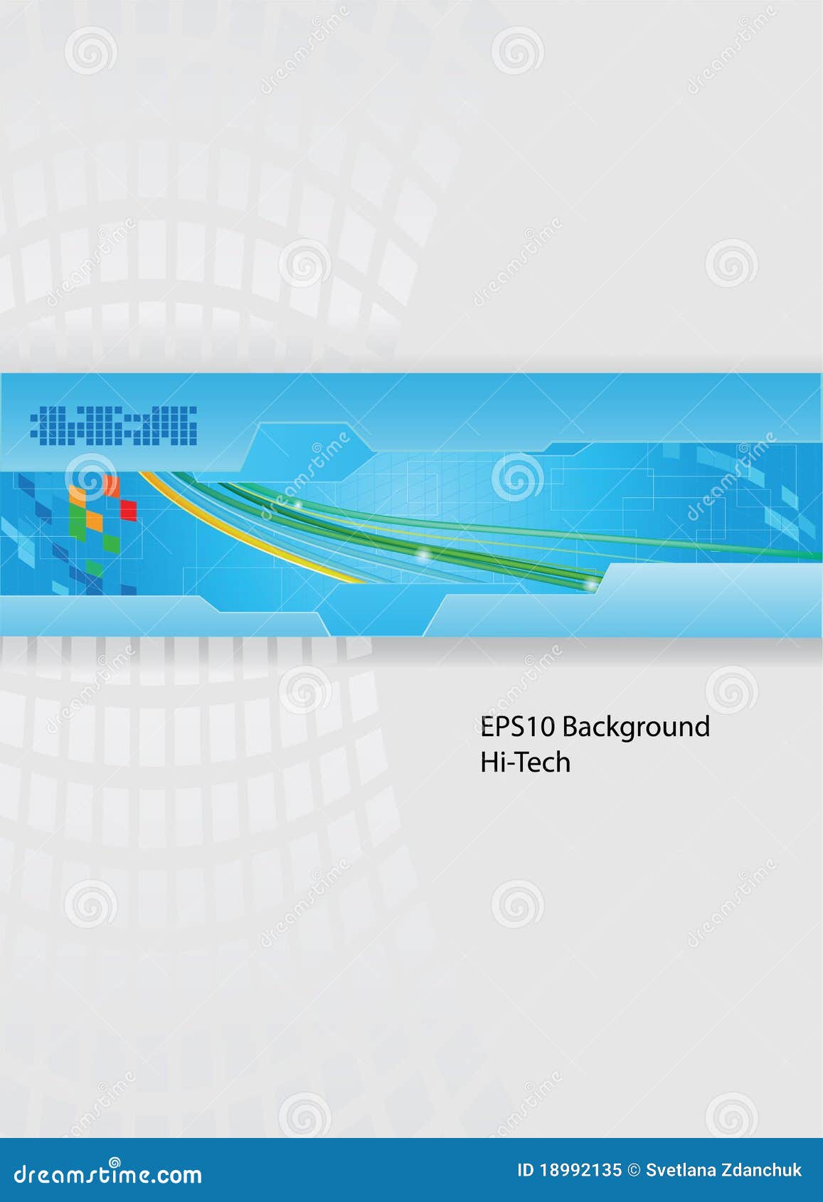 Technology theme template stock vector. Illustration of hatch - 18992135