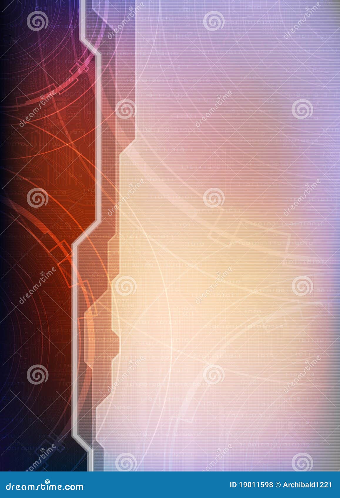 Technology theme template stock vector. Illustration of futuristic ...