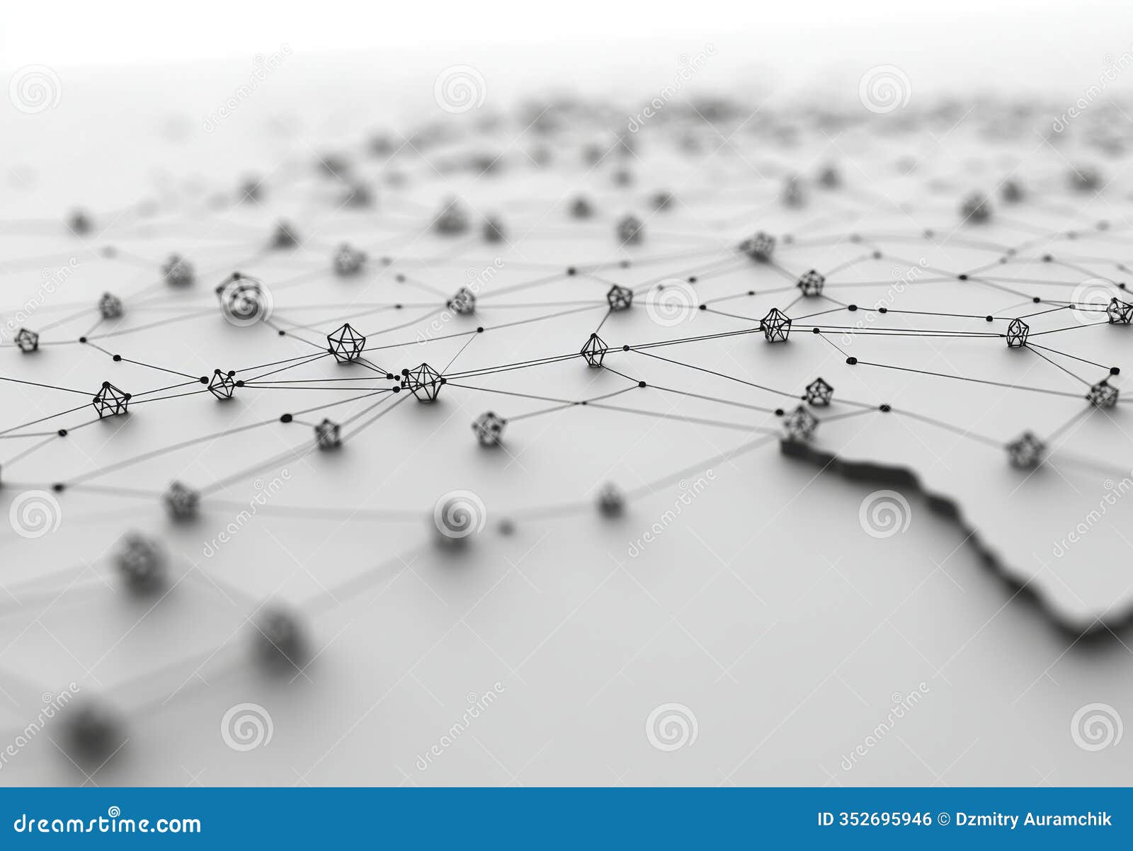 A Technology-themed Background in White and Grey, Displaying an ...
