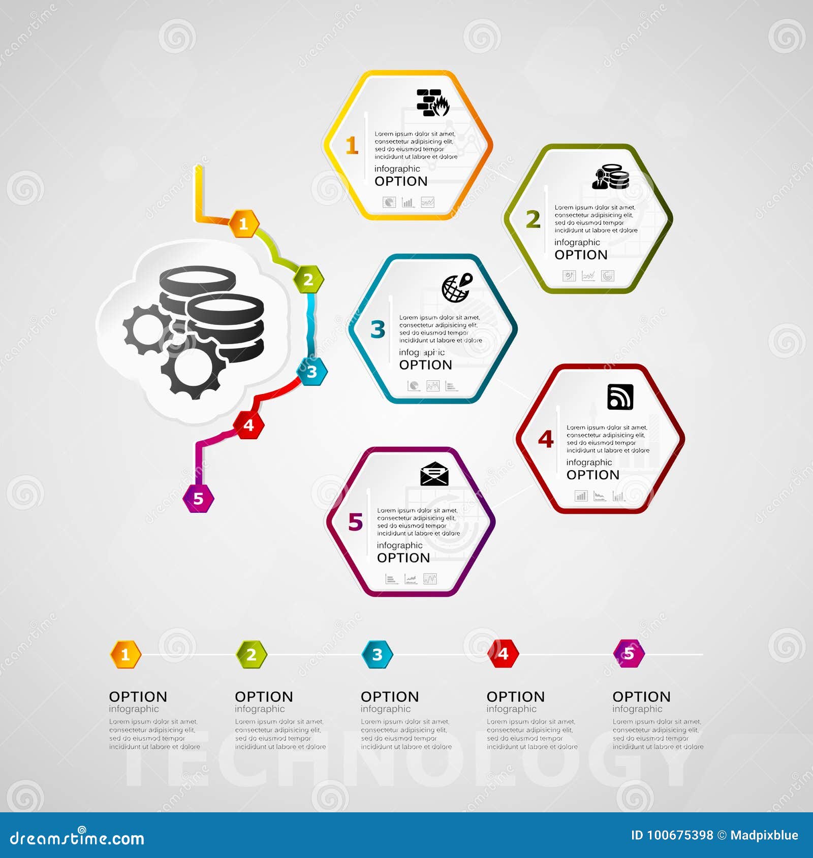 Infographic Technology Timeline