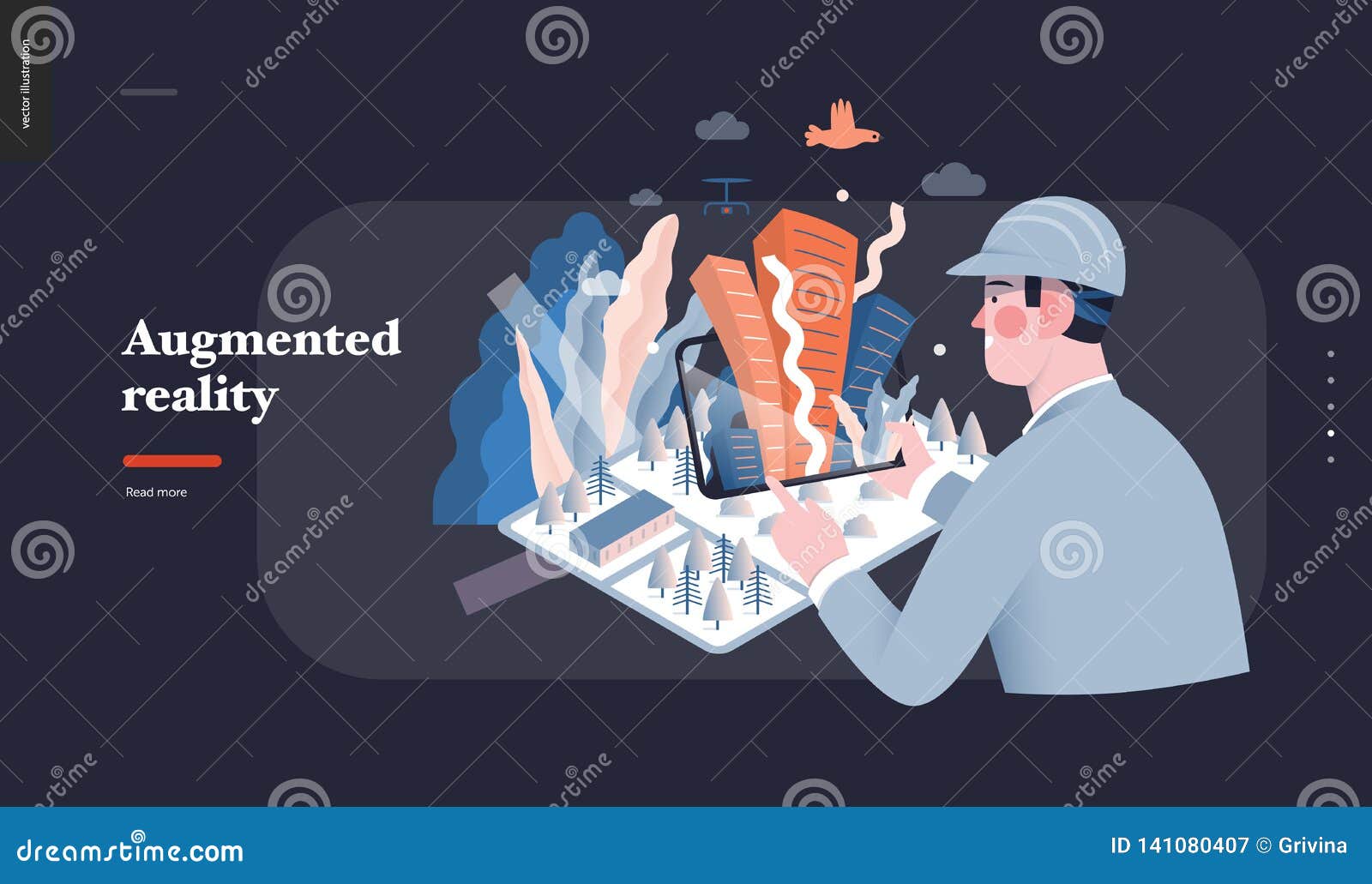 Technology Topic Illustration Stock Vector - Illustration of ...