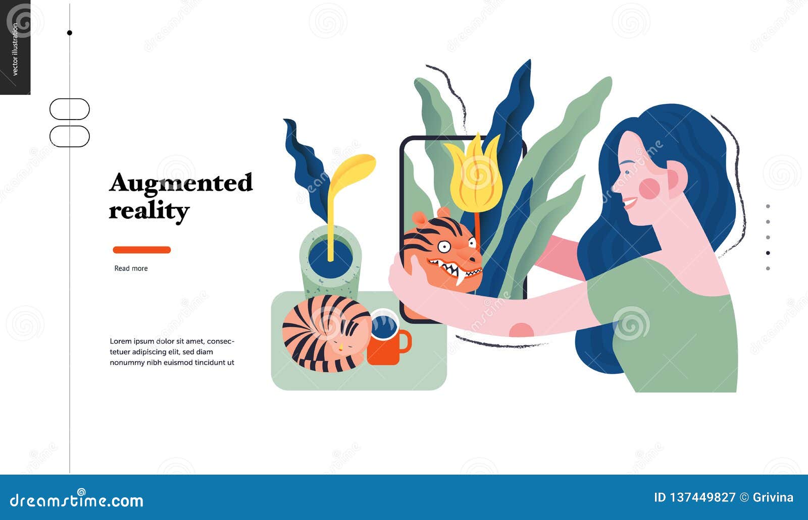 Technology Topic Illustration Stock Vector - Illustration of challenge ...