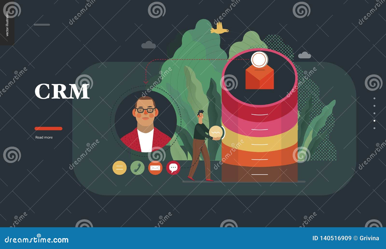 Technology Topic Illustration Stock Vector - Illustration of experience ...