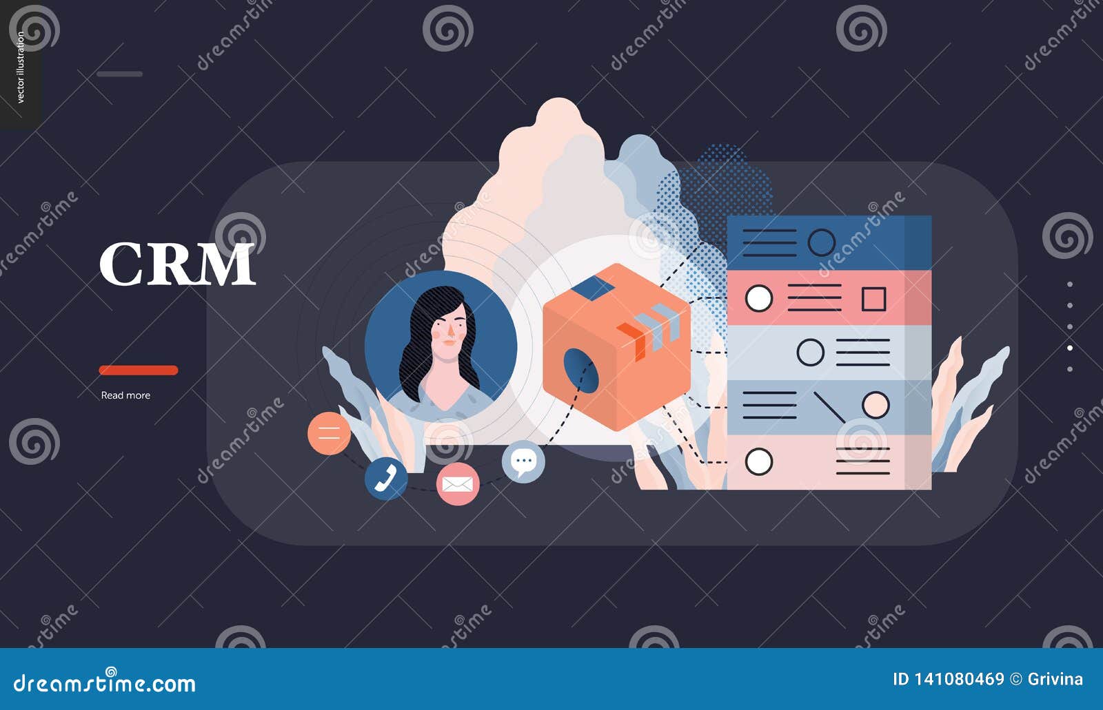 Technology Topic Illustration Stock Vector - Illustration of management ...