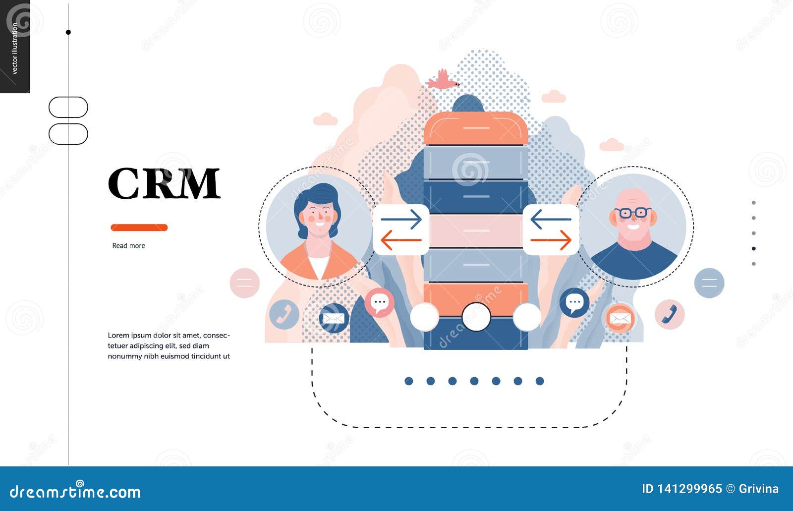 Technology Topic Illustration Stock Vector - Illustration of business ...