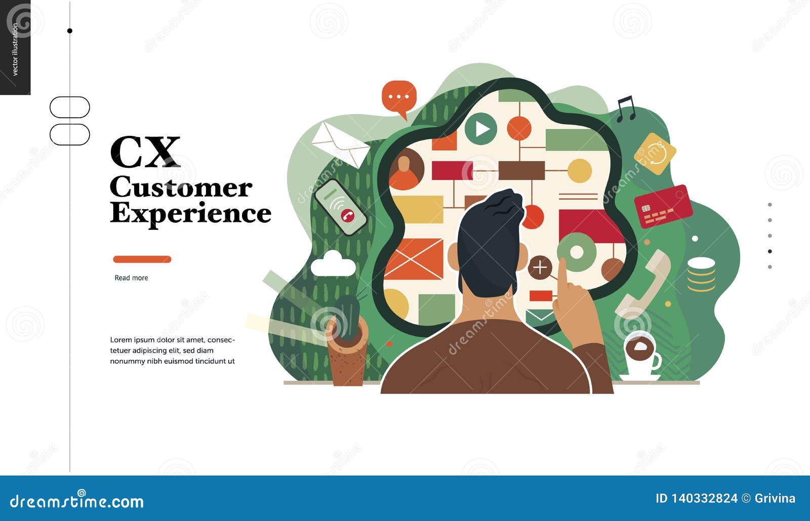 Technology Topic Illustration Stock Vector - Illustration of digital ...