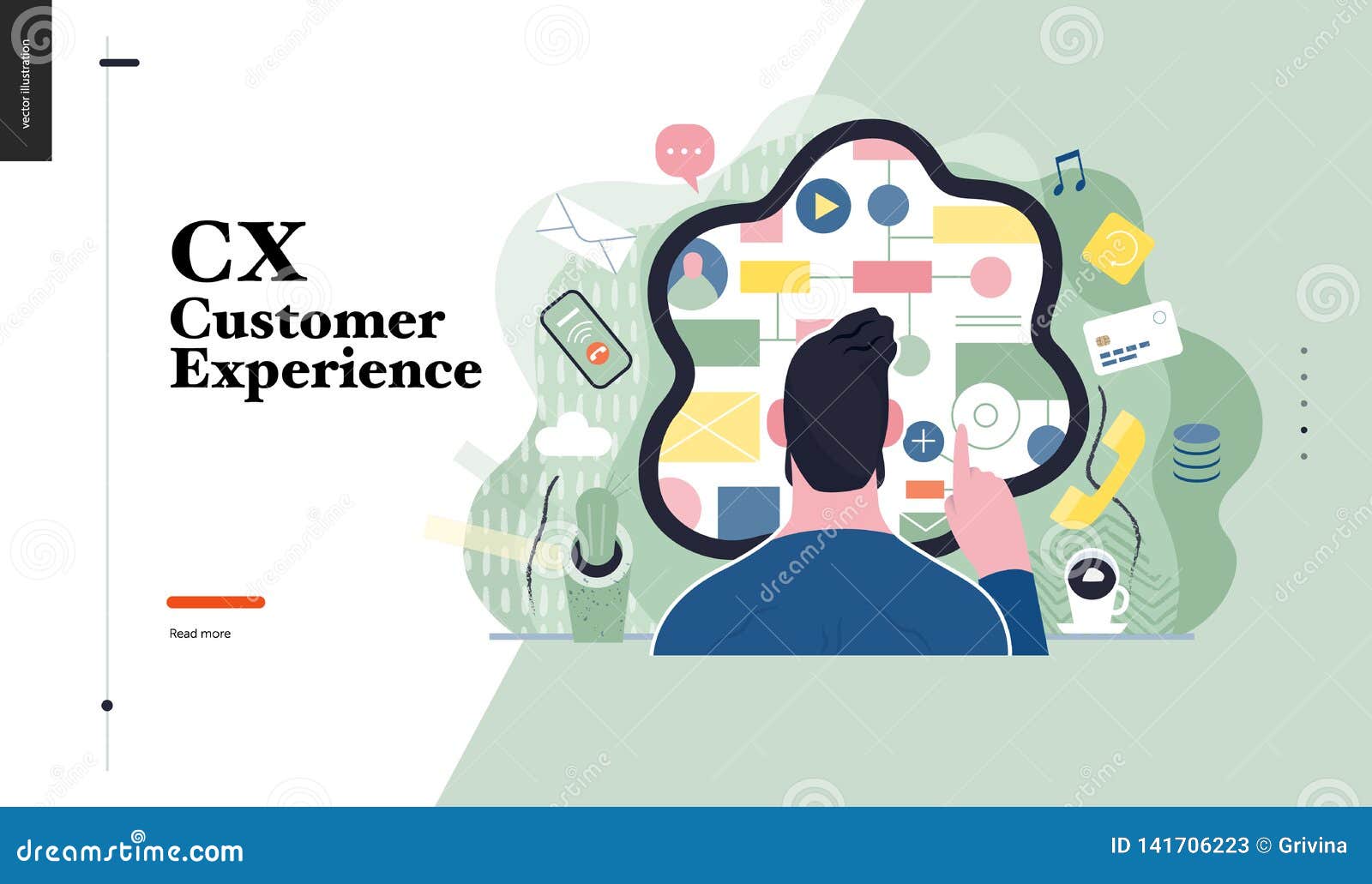 Technology Topic Illustration Stock Vector - Illustration of feedback ...