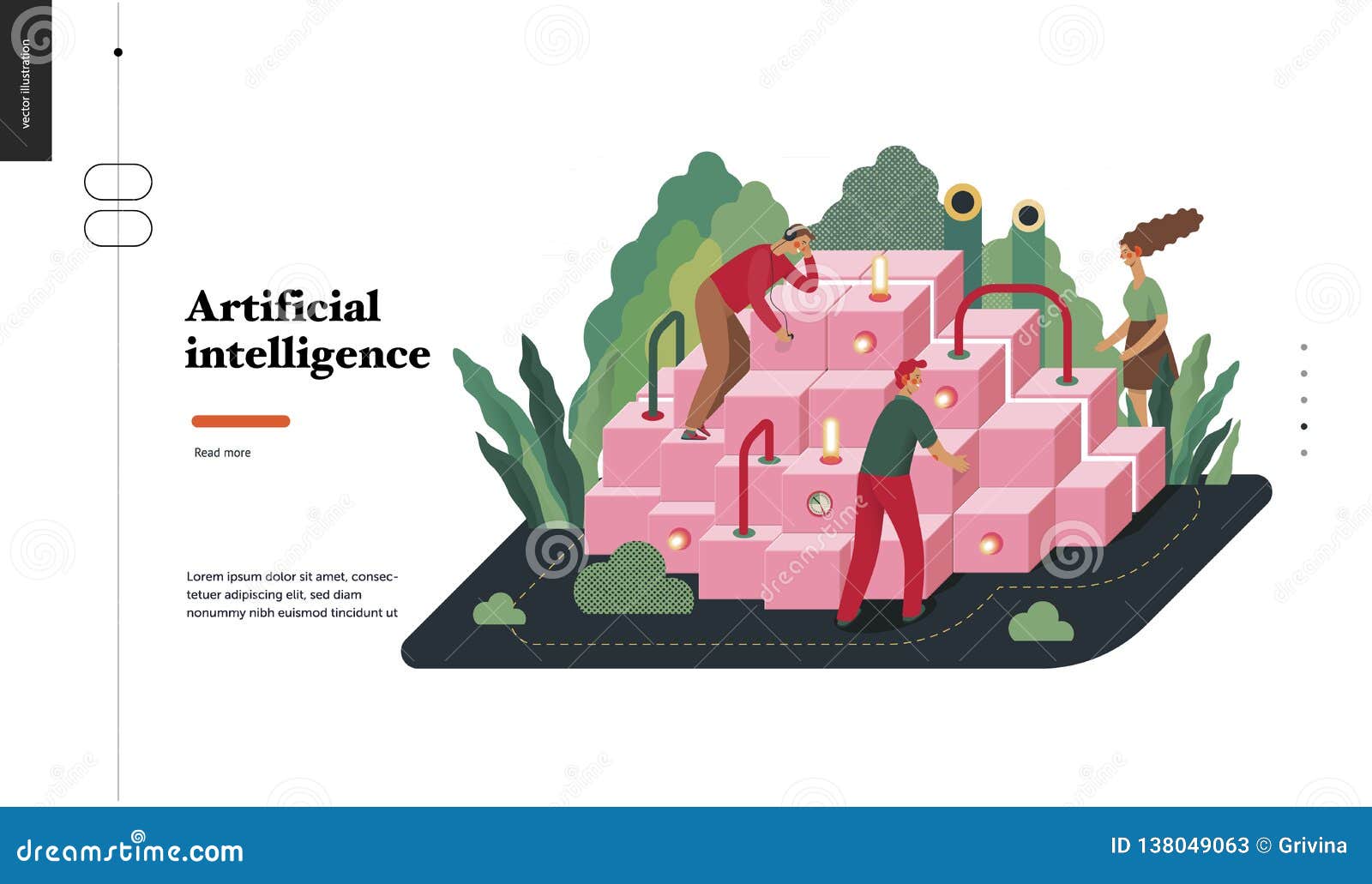 Technology Topic Illustration Stock Vector - Illustration of media ...