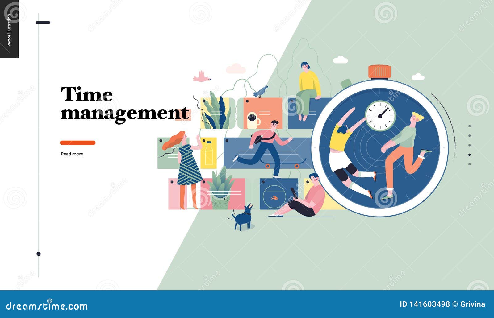 Technology Topic Illustration Stock Vector - Illustration of flat ...