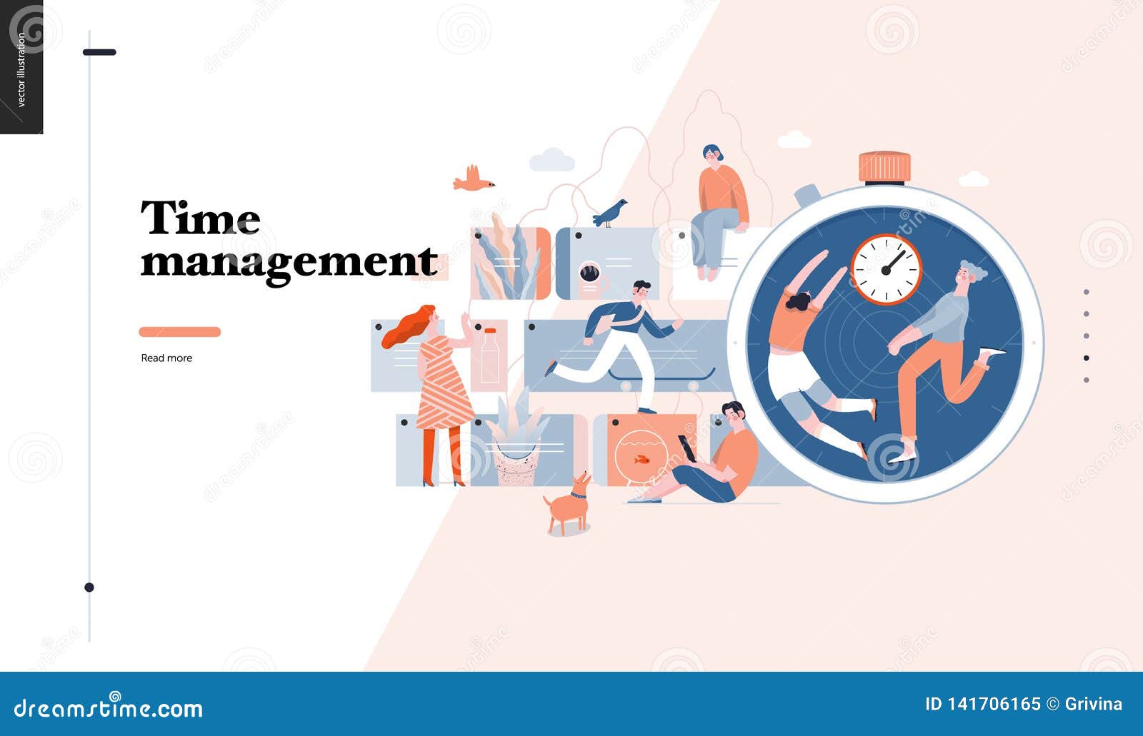 Technology Topic Illustration Stock Vector - Illustration of management ...