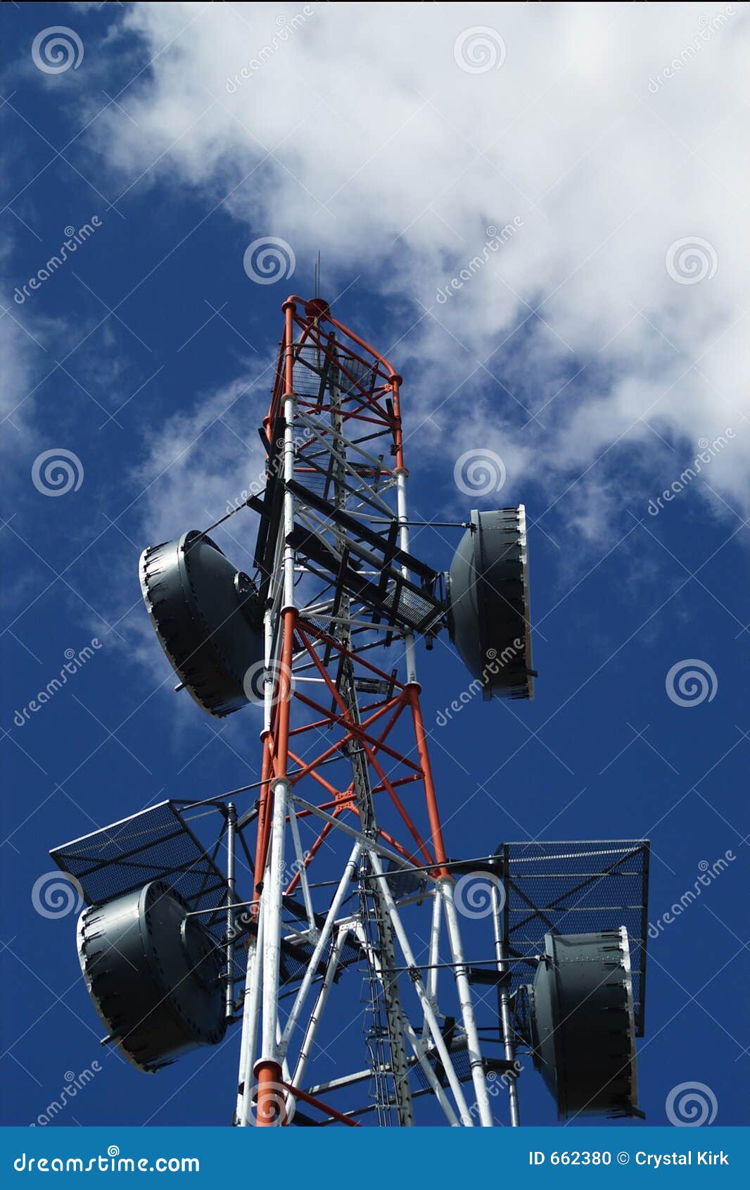 Technology tower stock photo. Image of steel, television - 662380