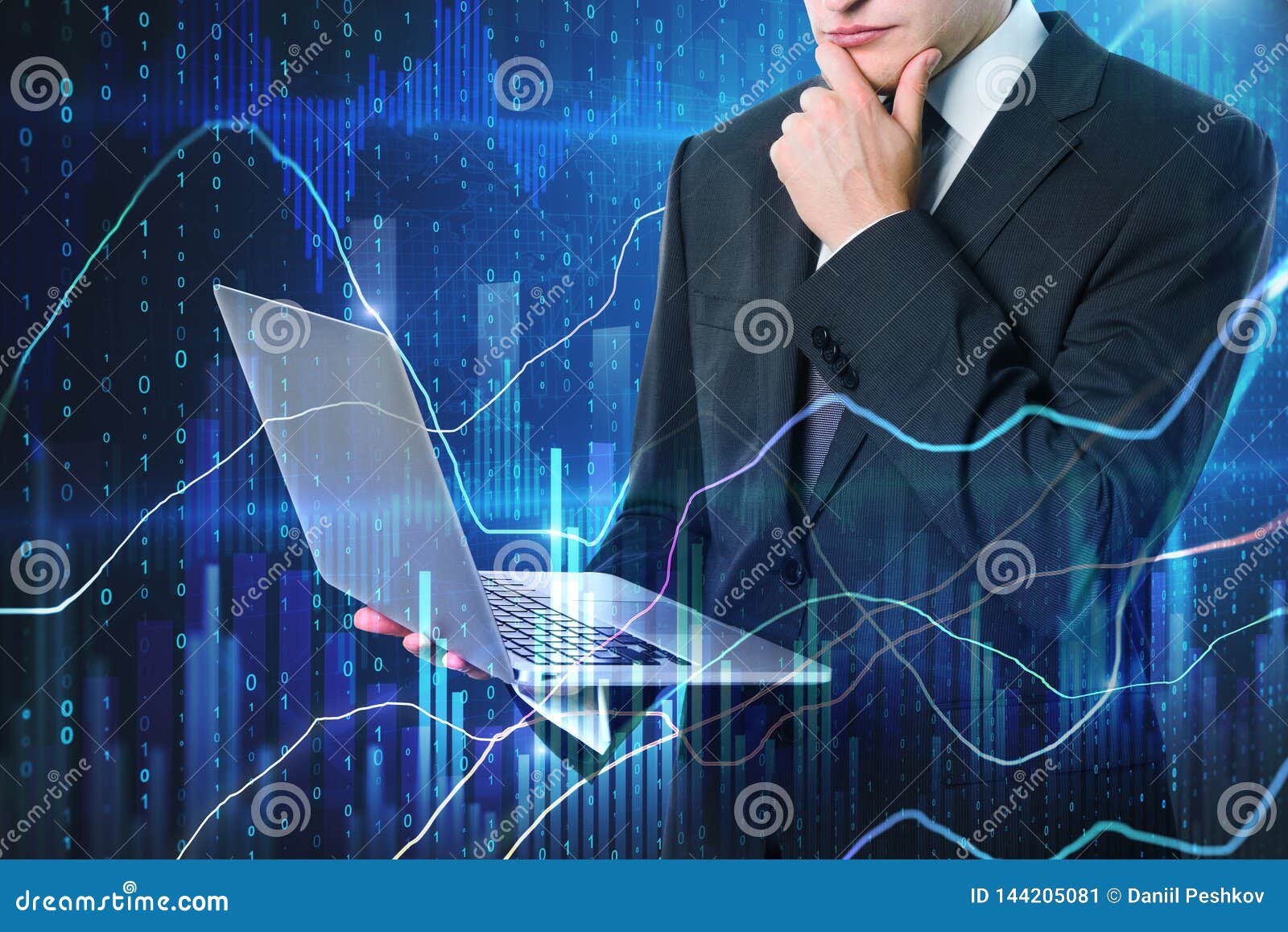Technology and Trade Concept Stock Image - Image of glowing, european ...