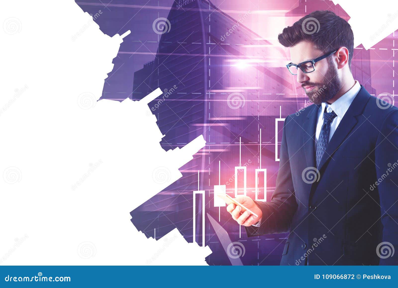 Technology, Trade and Future Concept Stock Photo - Image of banking ...