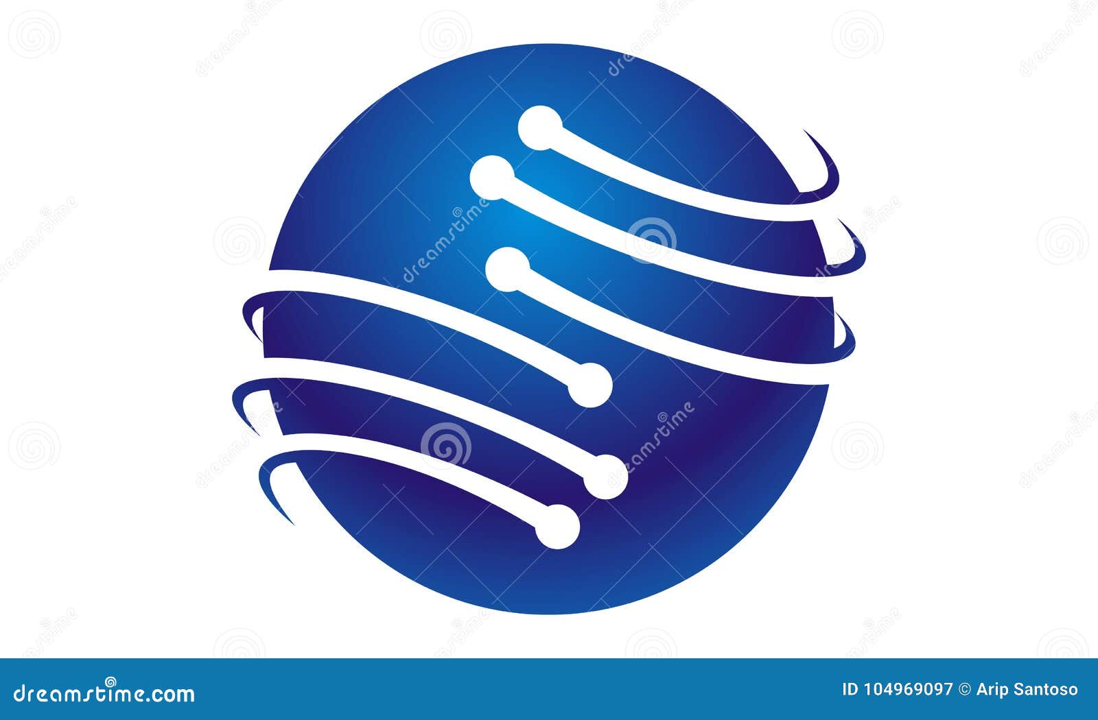It Technology Transfer stock vector. Illustration of futuristic - 104969097
