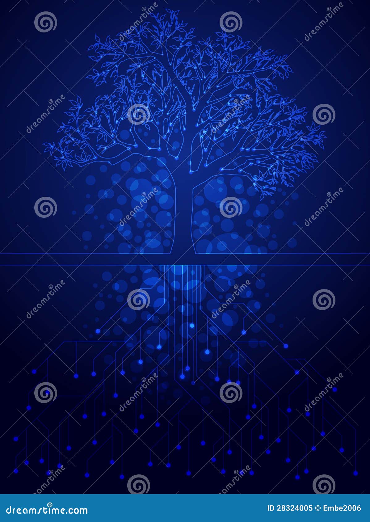 Technology Tree stock vector. Illustration of drawing - 28324005