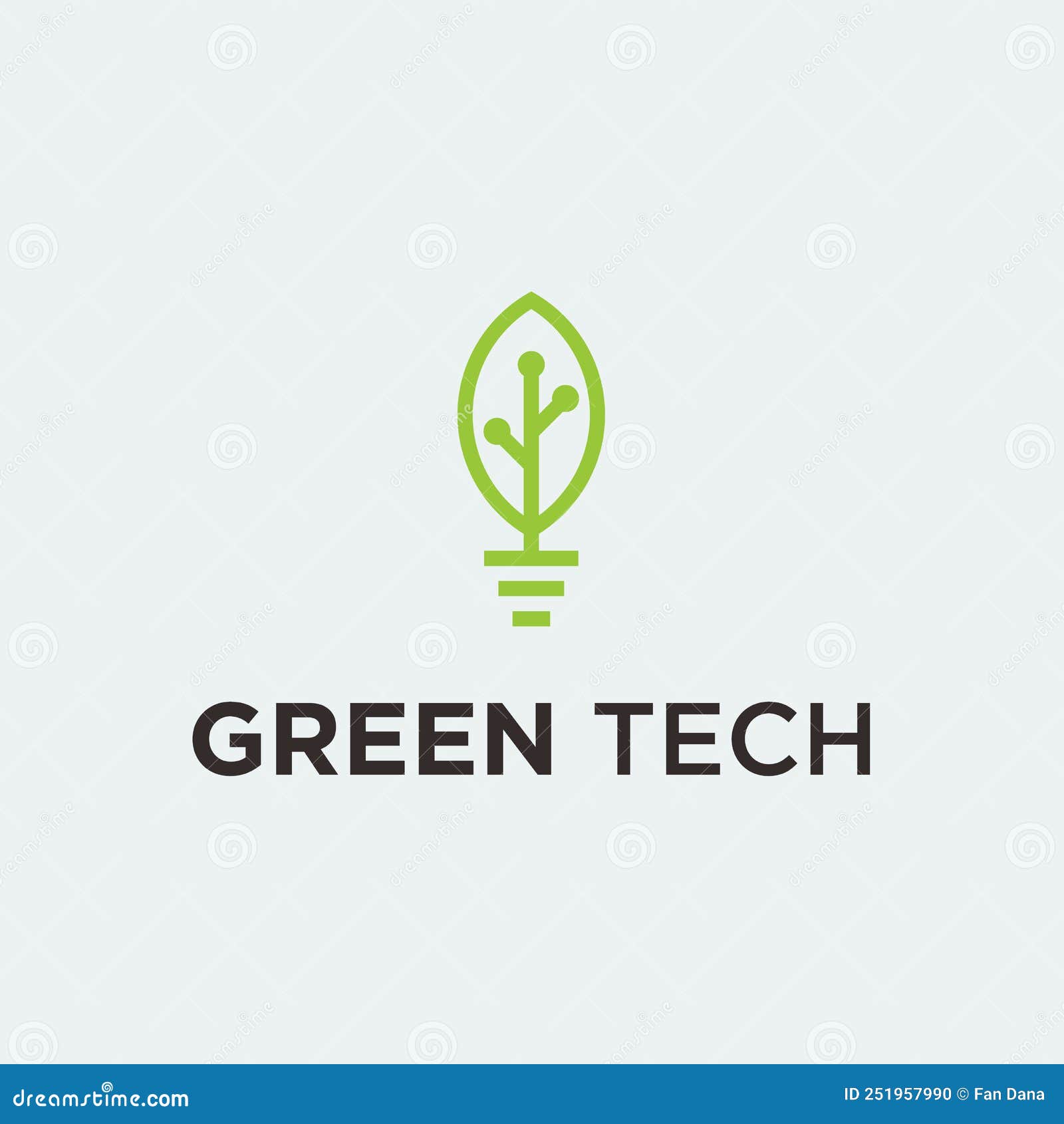 Technology Tree Logo Design Vector Illustration Stock Vector ...