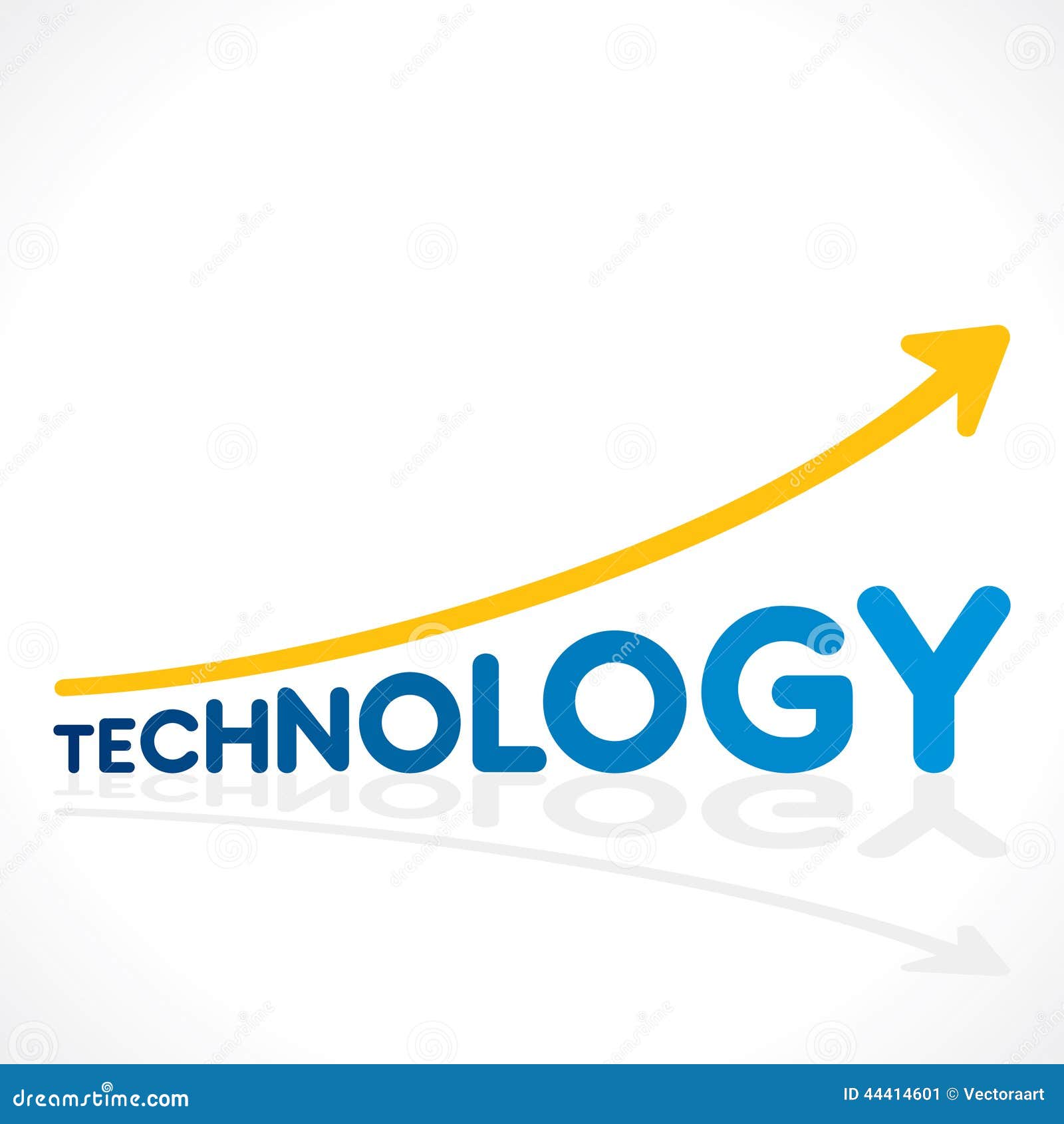Technology Used Growth Graph Design Stock Vector - Illustration of ...