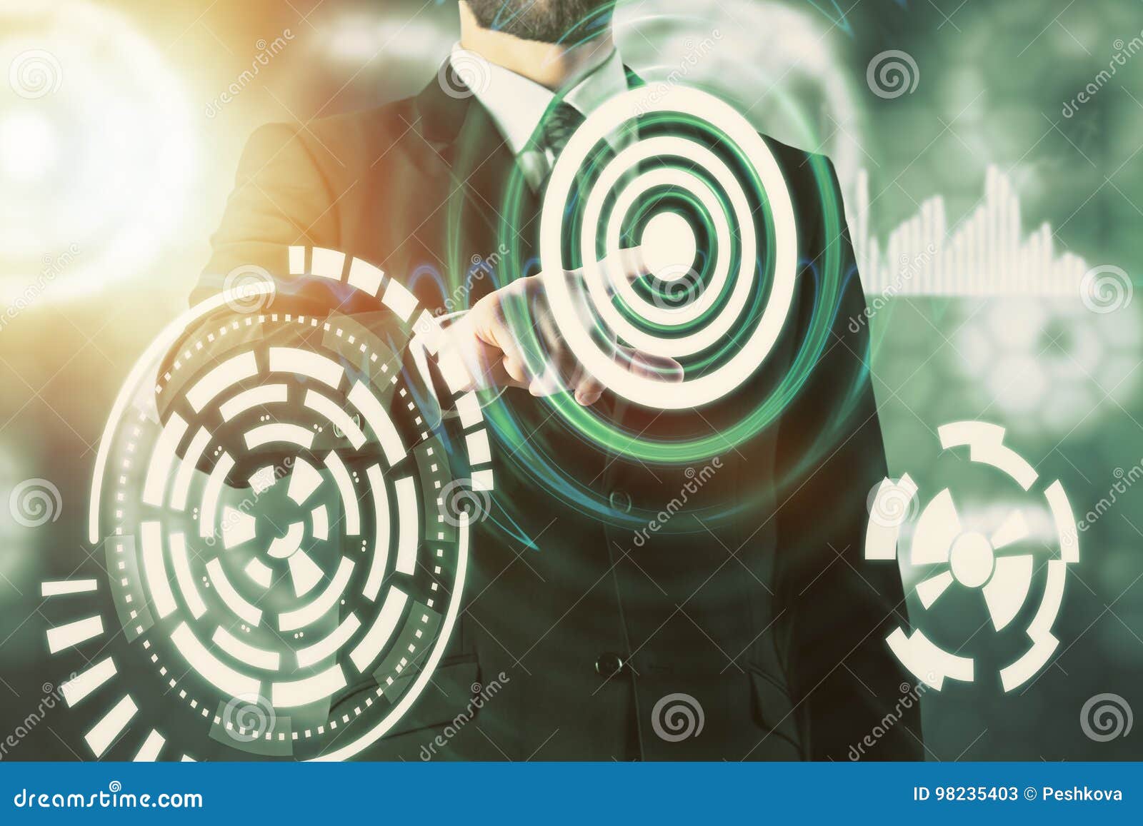 Technology and User Concept Stock Image - Image of digital, double ...