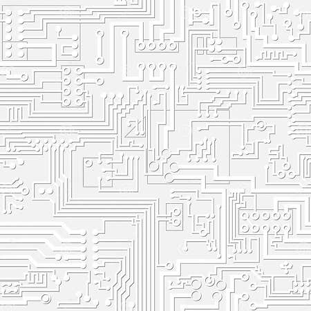Vector Light Gray Circuit Board Pattern Stock Vector - Illustration of ...