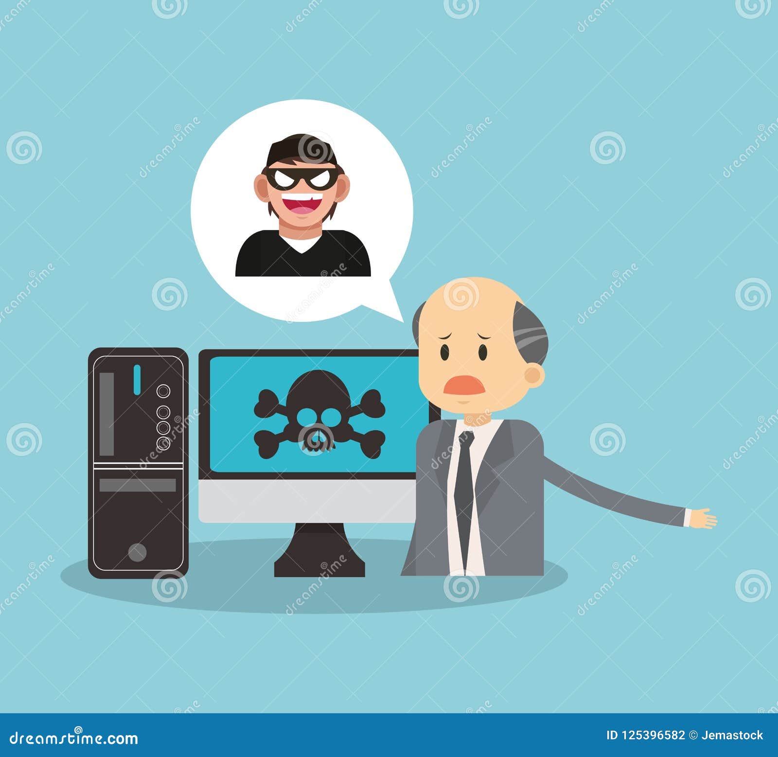 Technology and virus stock vector. Illustration of digital - 125396582