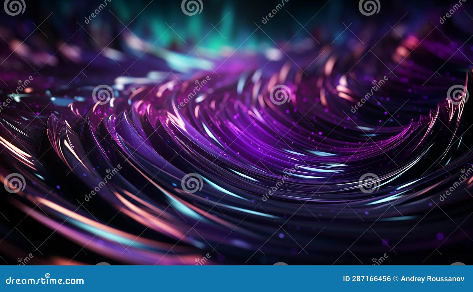 Technology Vortex Dark 3D Background. Stock Photo - Image of space ...