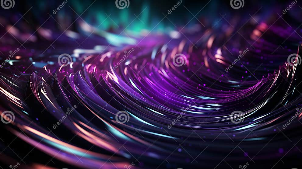 Technology Vortex Dark 3D Background. Stock Photo - Image of space ...