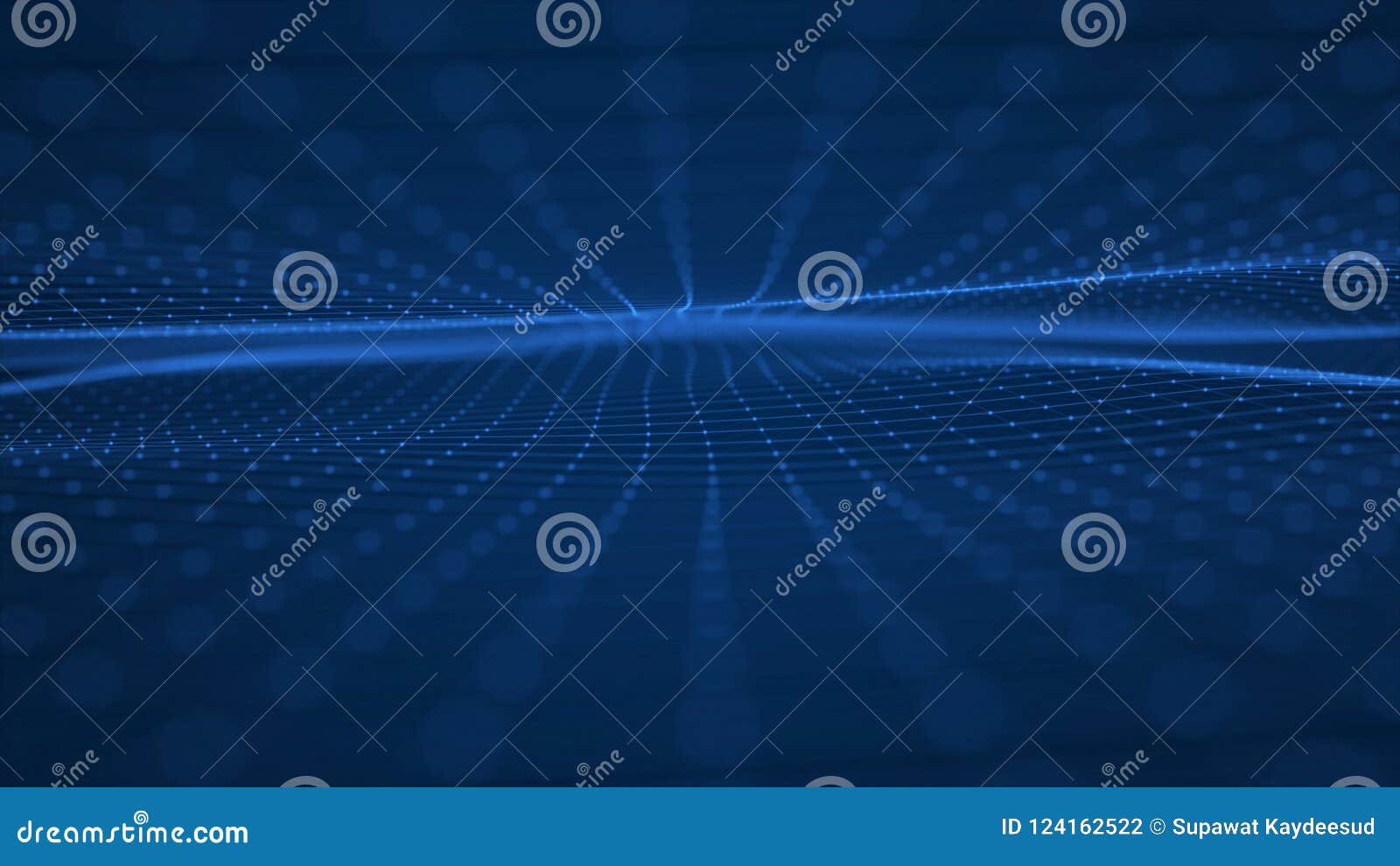 Technology Wave Background. Stock Illustration - Illustration of ...