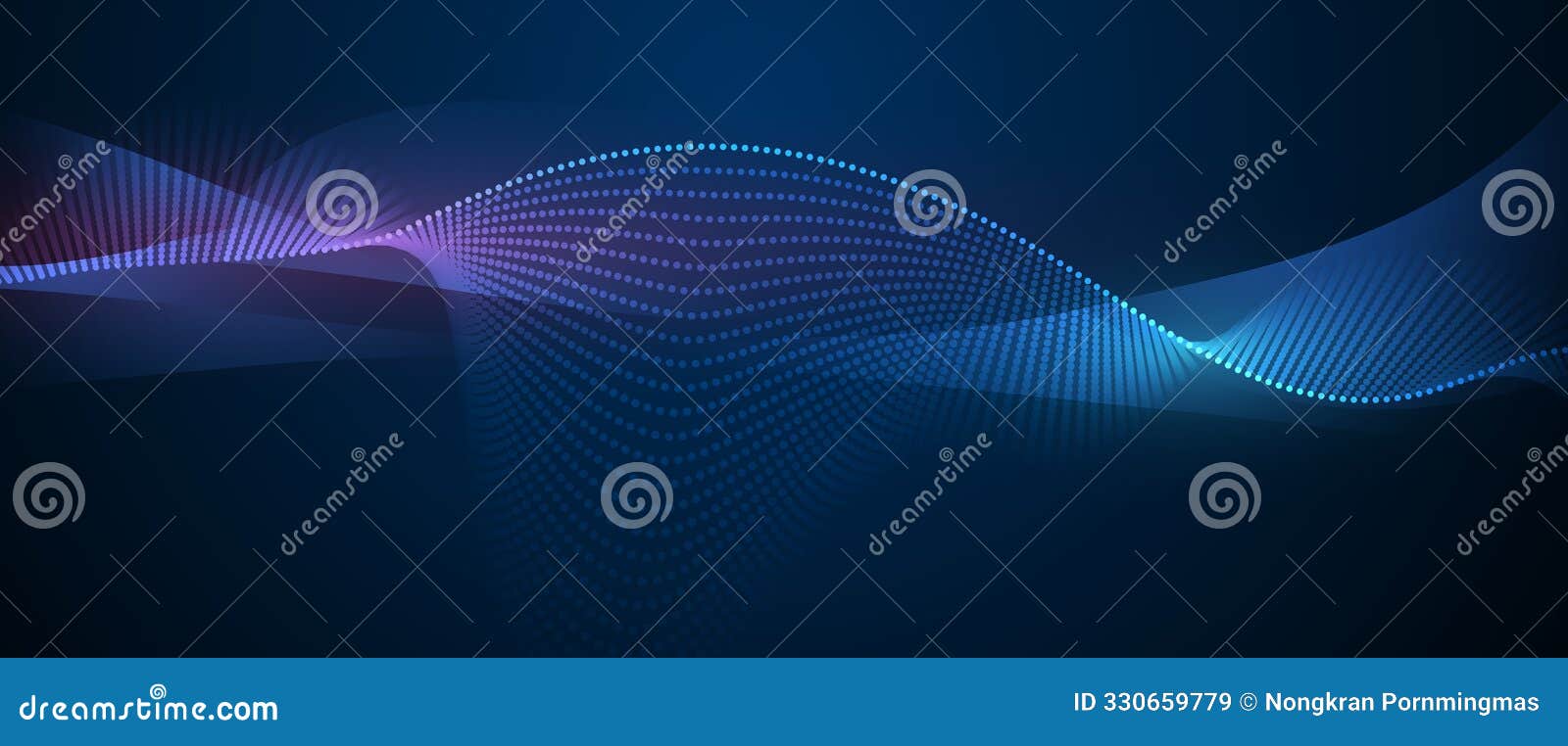 Vector Abstract Dynamic, Wave - Flow Mesh Particles Pattern and Dot on ...