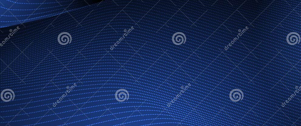 Vector Abstract Dynamic, Wave Particle and Dot. Illustration Technology ...