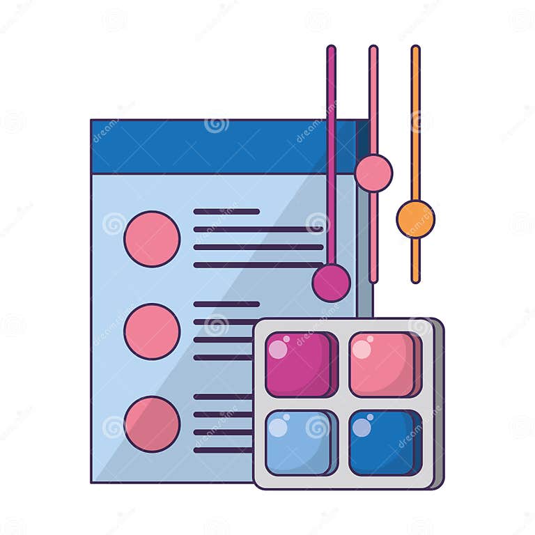 Technology Web Digital Hardware Cartoon Stock Vector - Illustration of ...