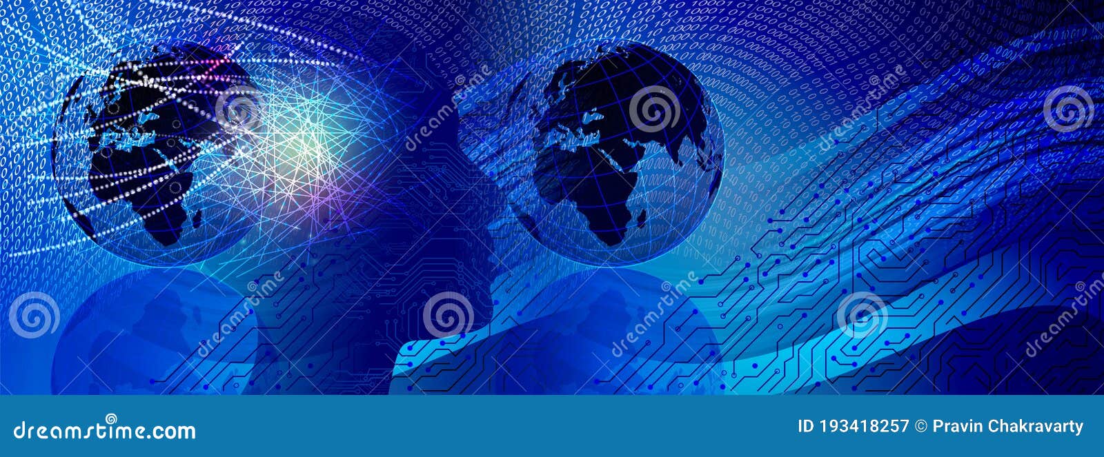 Technology Web Glob Background.artificial Intelligence Virtual Concept ...