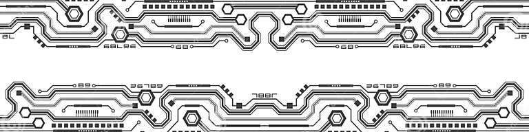 Technology White Background .Technical Background of the Future ...