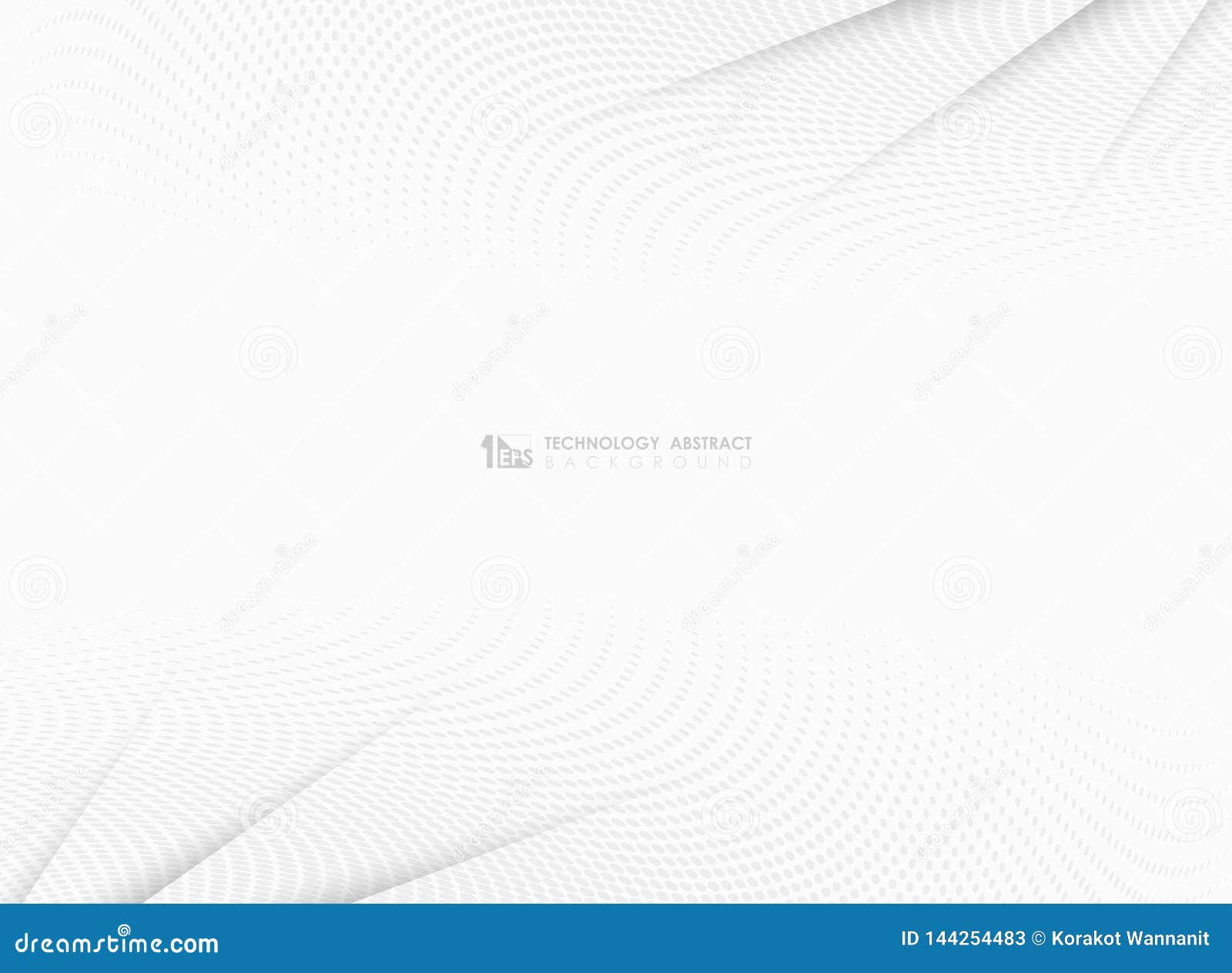Technology White Paper Cut Dot Pattern Design Background. Illustration ...