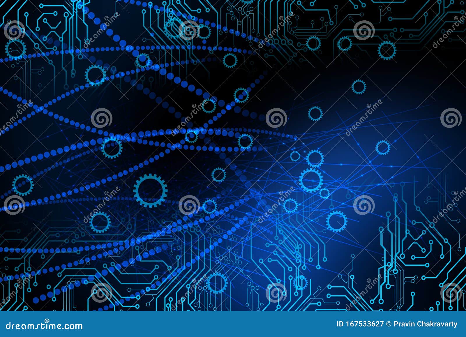 Technology Word Background. Hi-tech Communication Concept Innovation ...