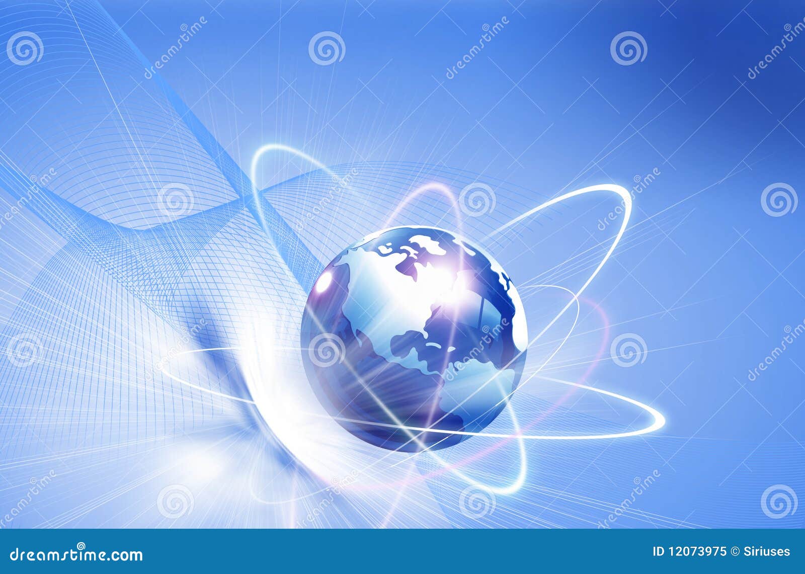 Technology World stock illustration. Illustration of bright - 12073975