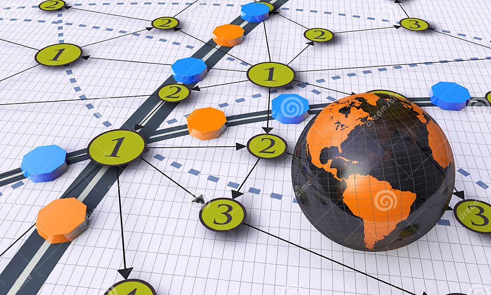 Technology world stock illustration. Illustration of business - 21278460