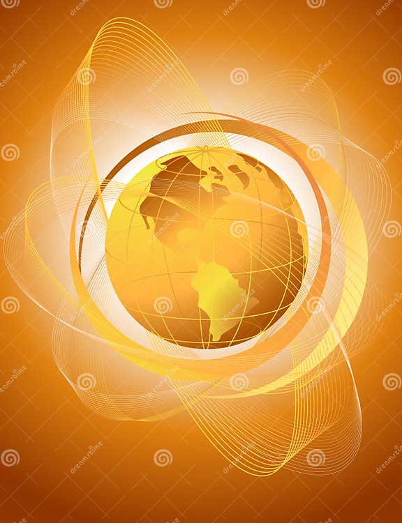 Technology world concept stock vector. Illustration of graphic - 14100128