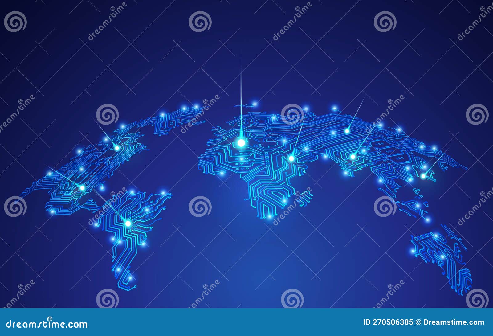 TechWorld stock vector. Illustration of global, industry - 270506385