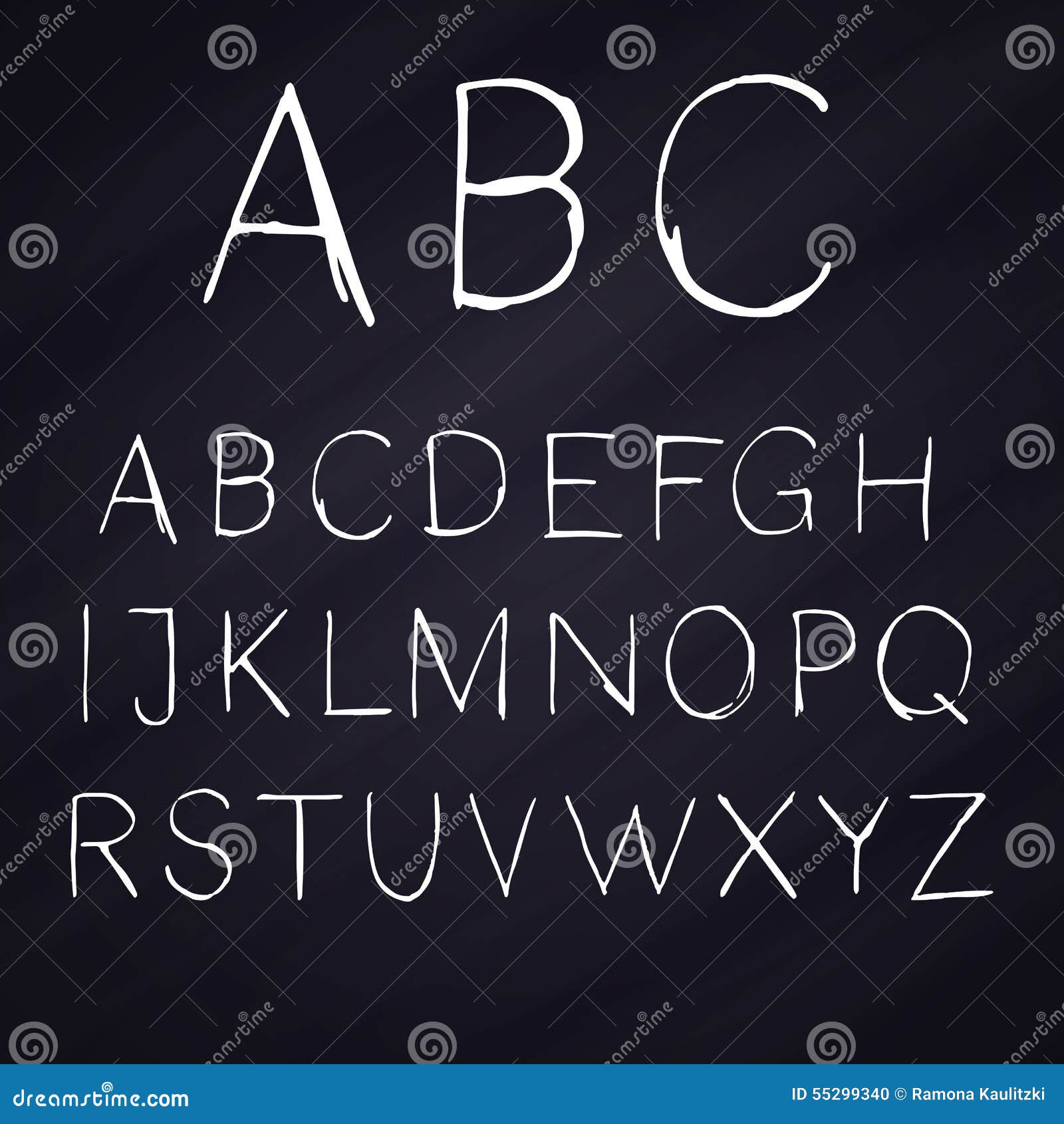 Tecken tecknad hand stock illustrationer. Illustration av versaler ...