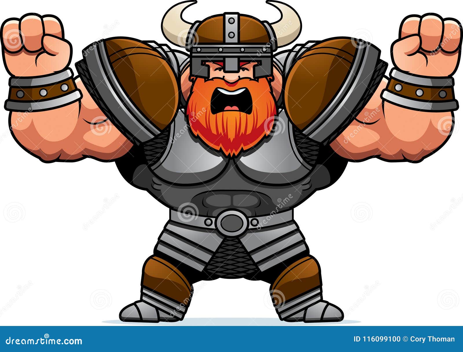 Tecknad film Viking Angry vektor illustrationer. Illustration av person ...