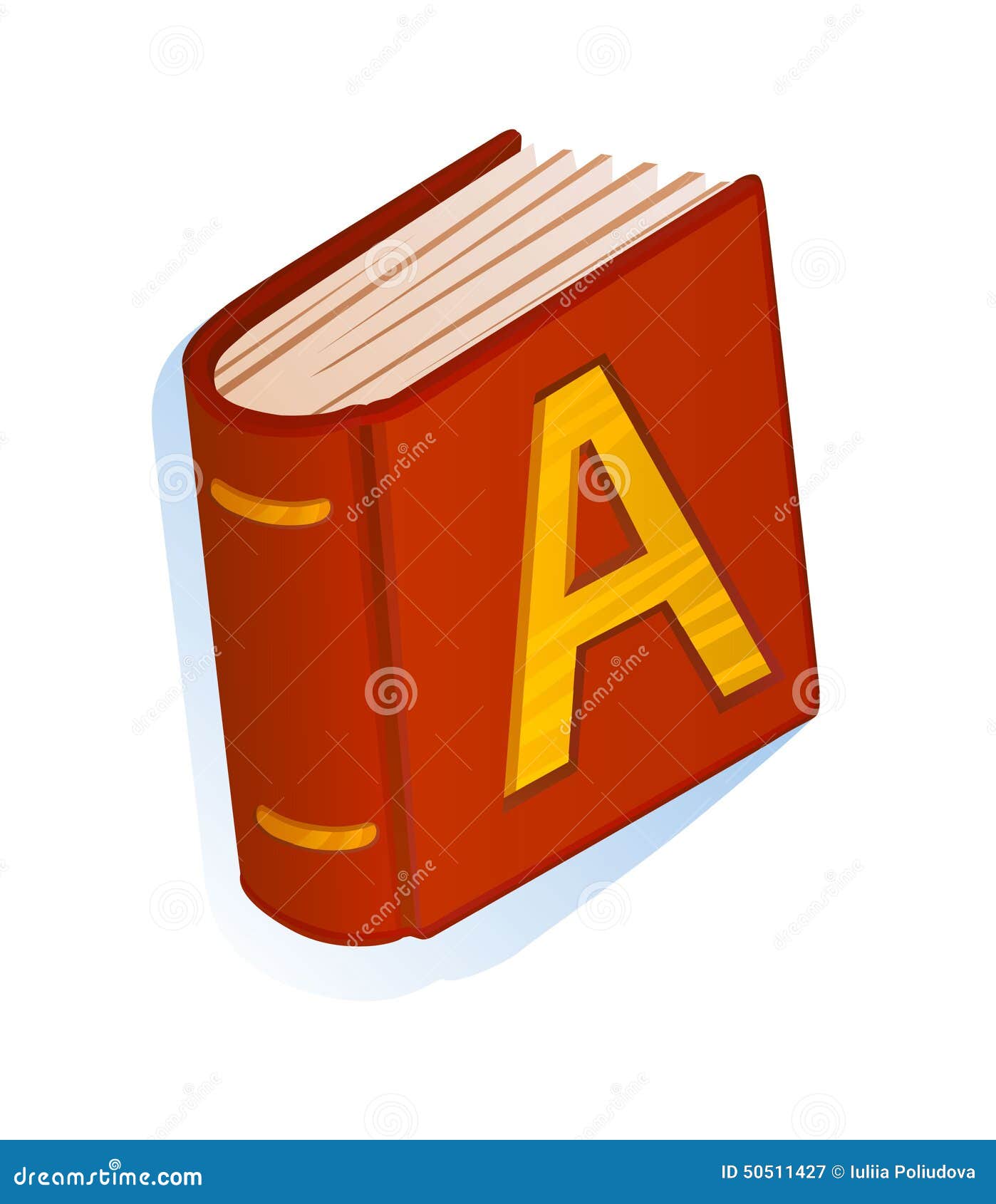 Tecknad filmabc-bok stock illustrationer. Illustration av lära - 50511427