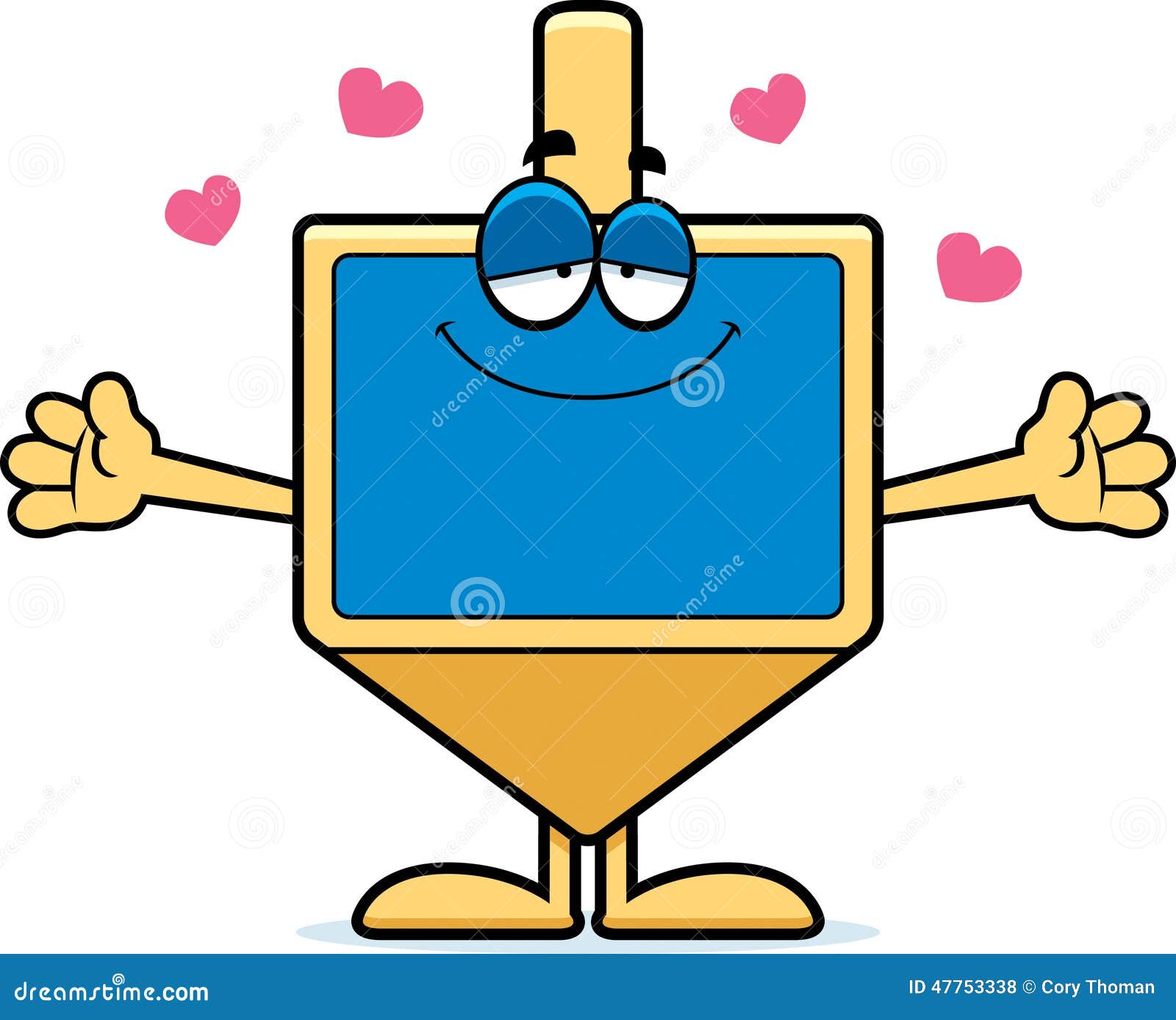 Tecknad filmDreidel kram vektor illustrationer. Illustration av ferie ...