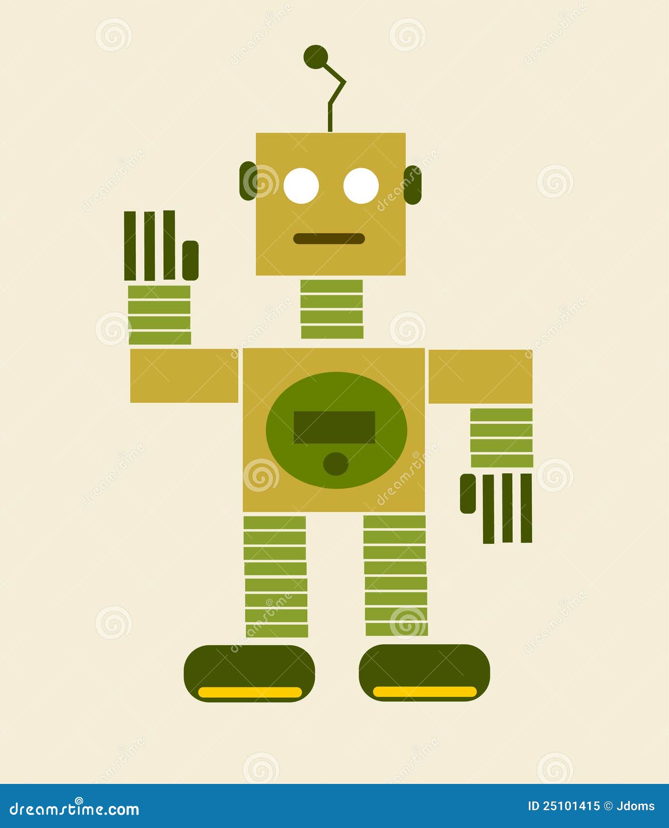 Tecknad filmrobottappning vektor illustrationer. Illustration av metall ...