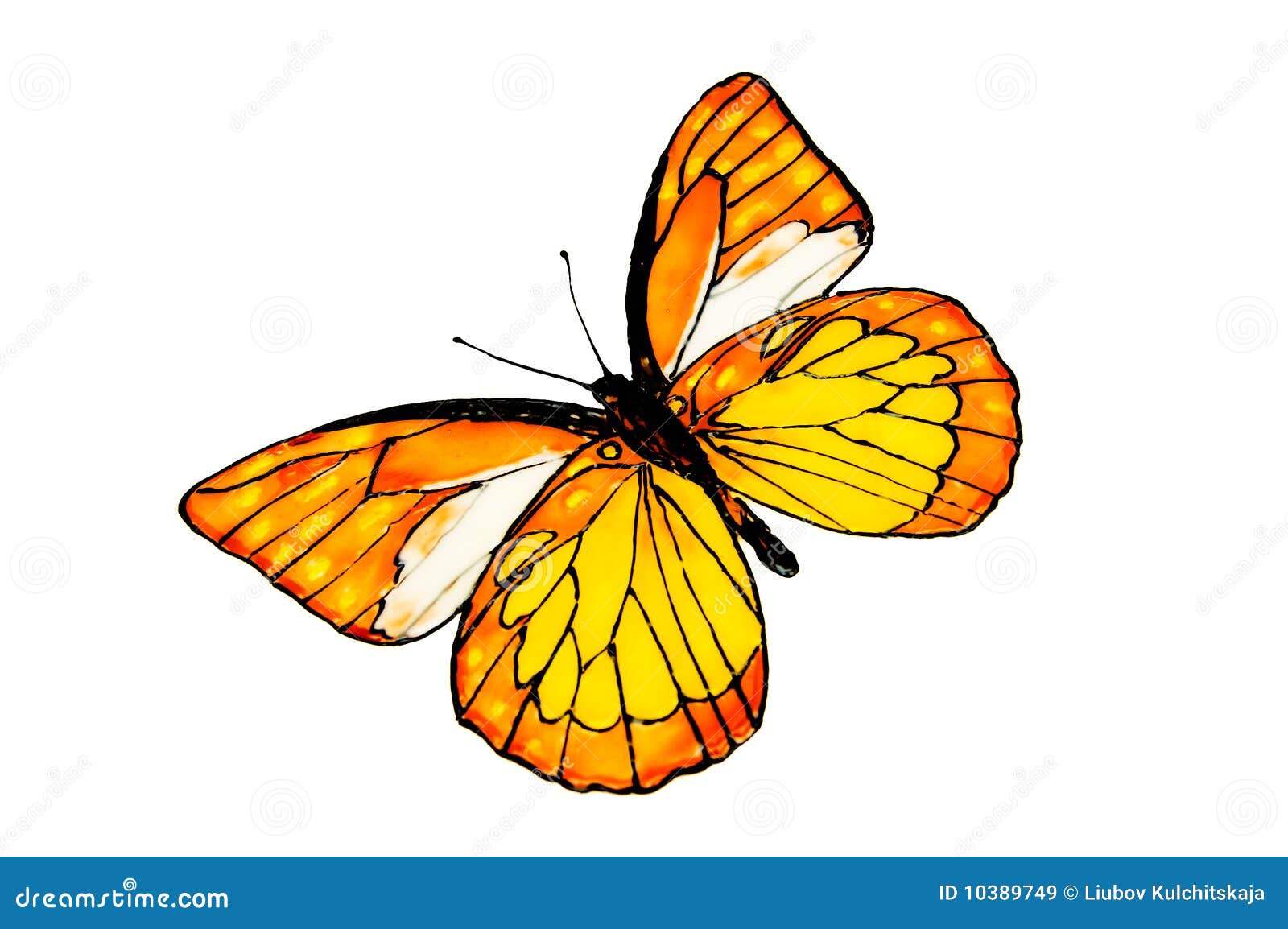 Tecknad Fjäril Royaltyfria Bilder - Bild: 10389749