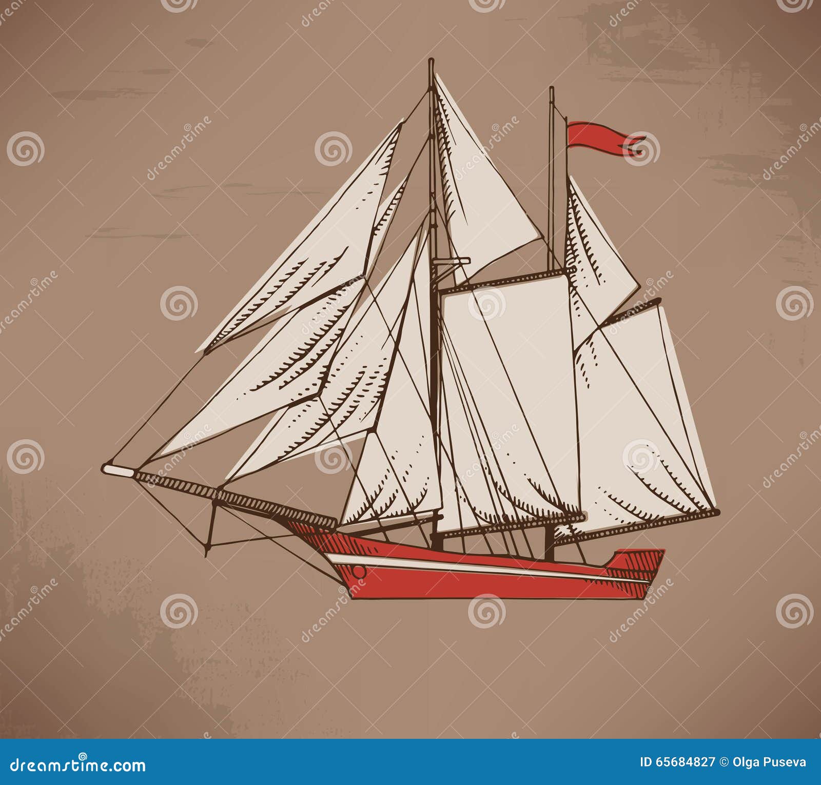 Tecknad handship vektor illustrationer. Illustration av nautiskt - 65684827