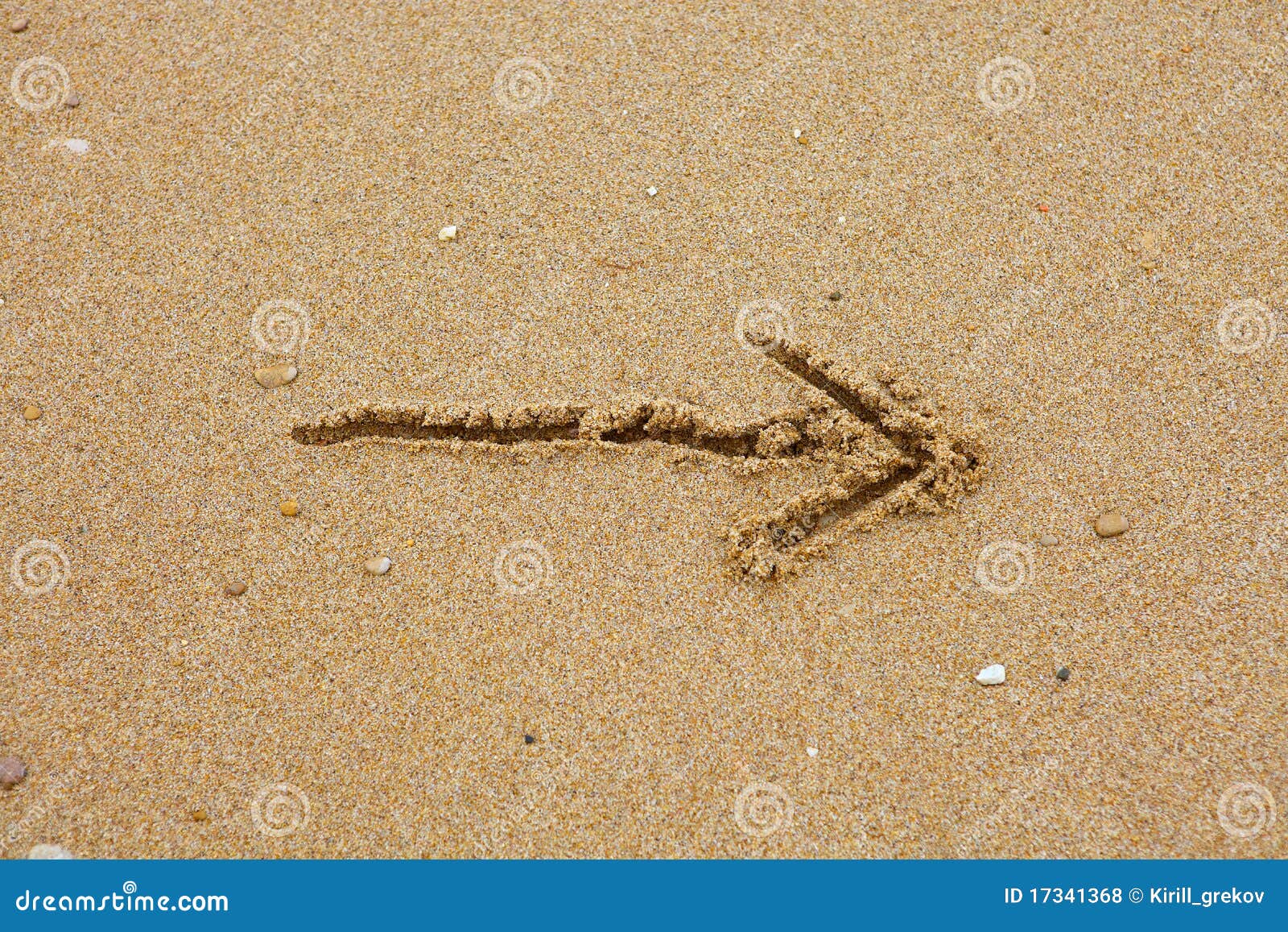 Tecknad pil arkivfoto. Bild av kust, arrowheaden, soligt - 17341368