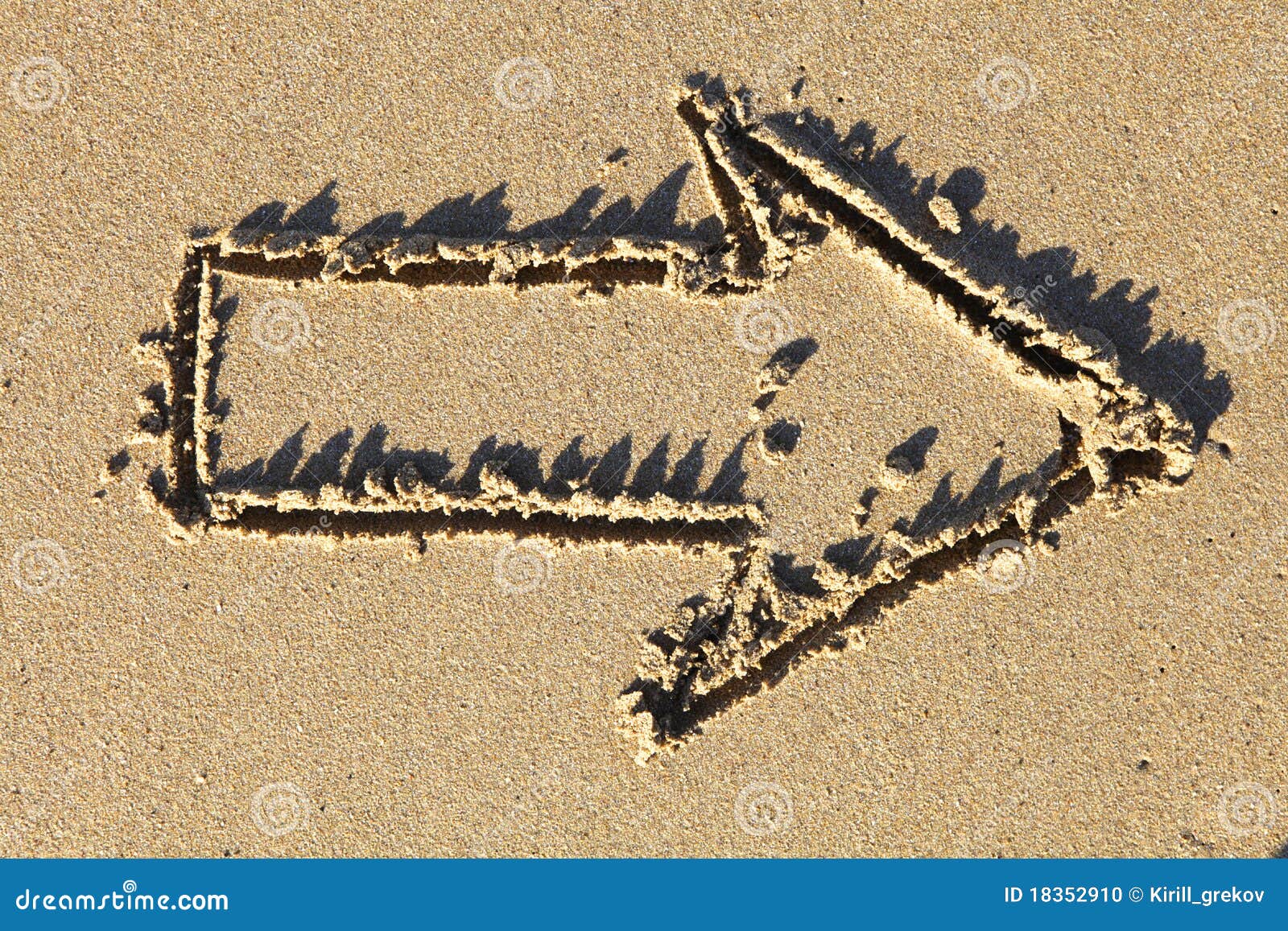 Tecknad pil arkivfoto. Bild av kust, lösning, arrowheaden - 18352910