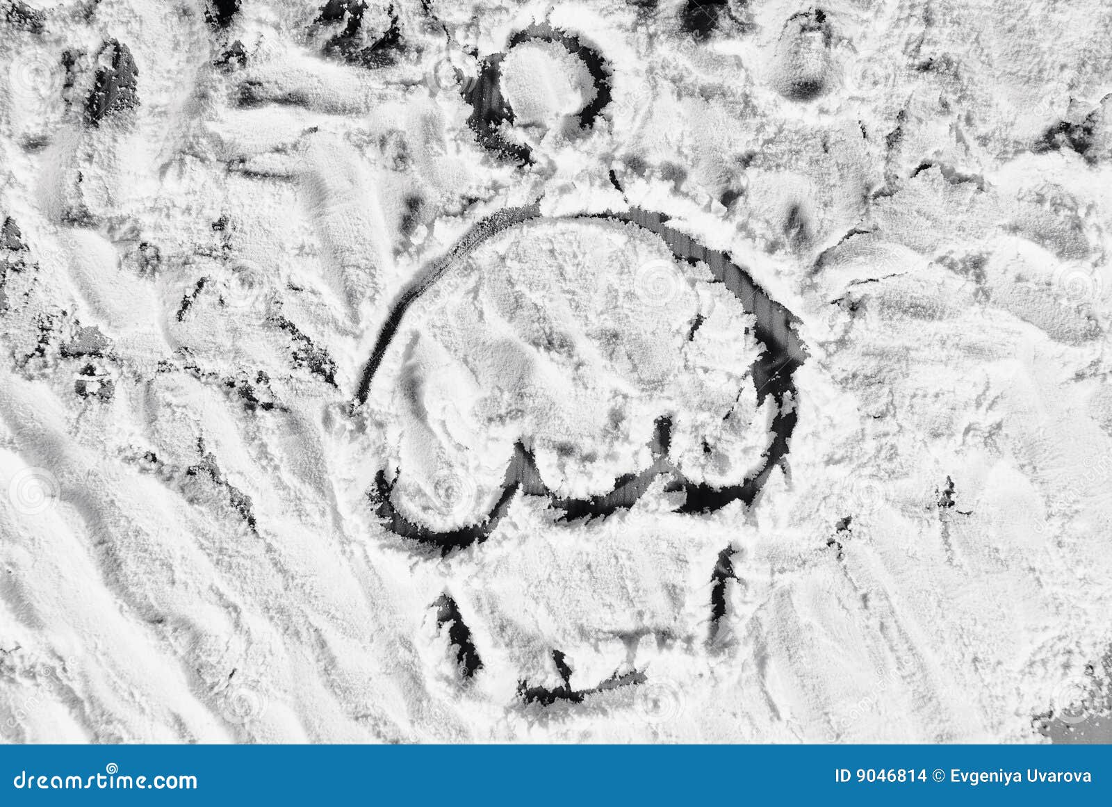 Teckning arkivfoto. Bild av modell, vinter, vitt, texturerat - 9046814