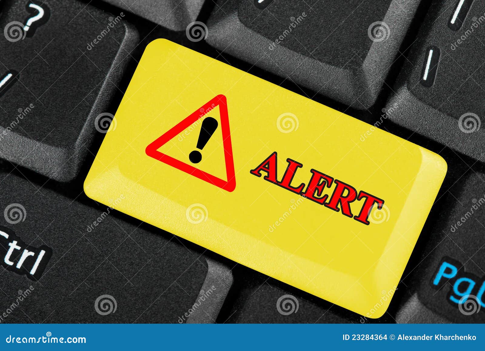 Tecla alerta do ícone foto de stock. Imagem de excepto - 23284364