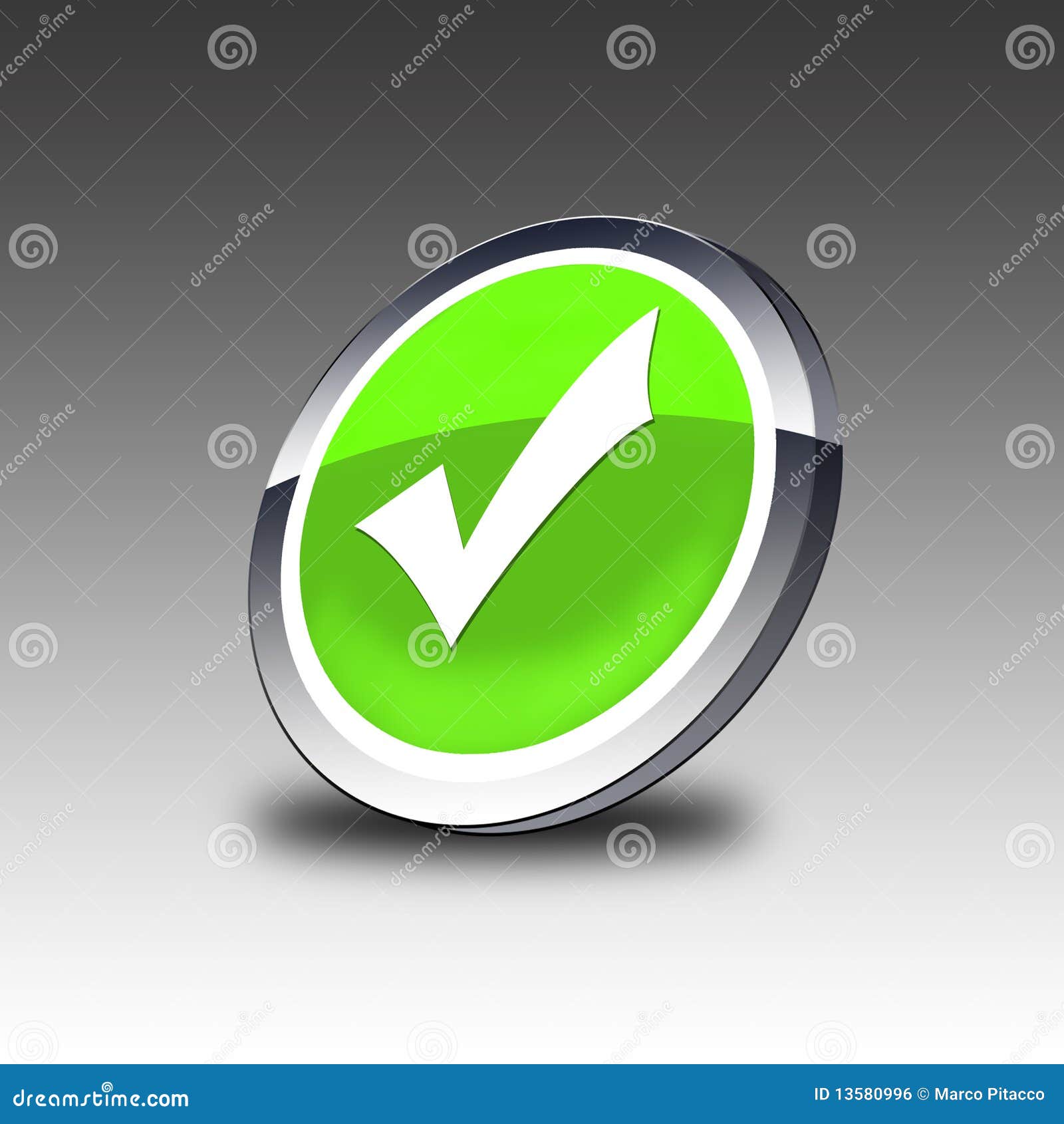 Tecla da validação ilustração stock. Ilustração de votar - 13580996